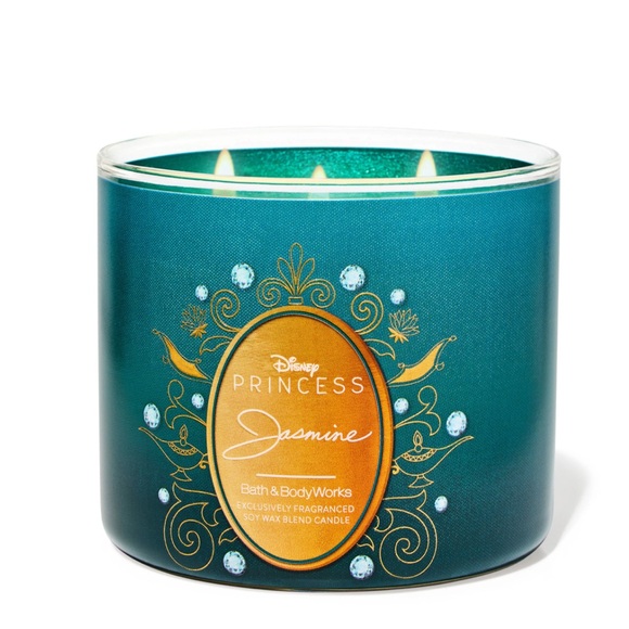 Bath & Body Works | Accents | Disney Princess Jasmine 3wick Candle By ...